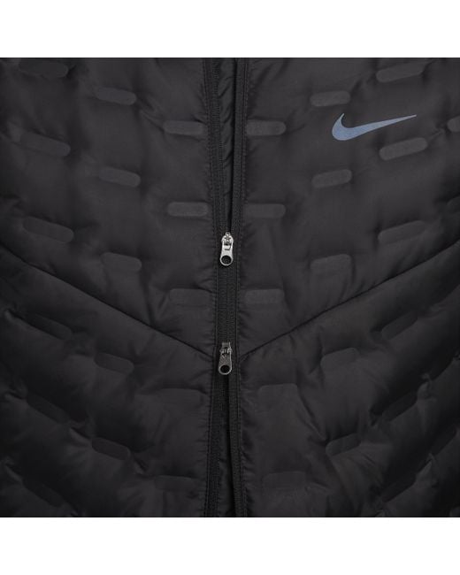 Nike Therma-Fit Adv Aeroloft Repel Down Running Jacket in Black for Men ...