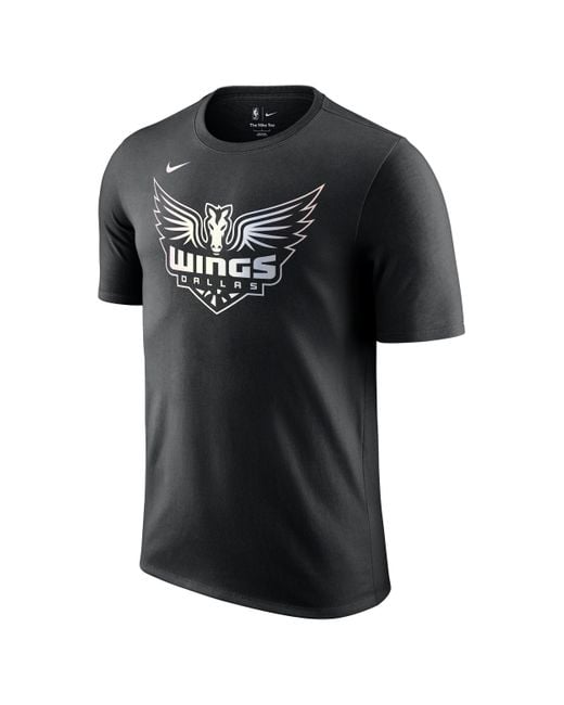 Nike Dallas Wings Wnba Iridescent Logo T-Shirt in Black for Men | Lyst