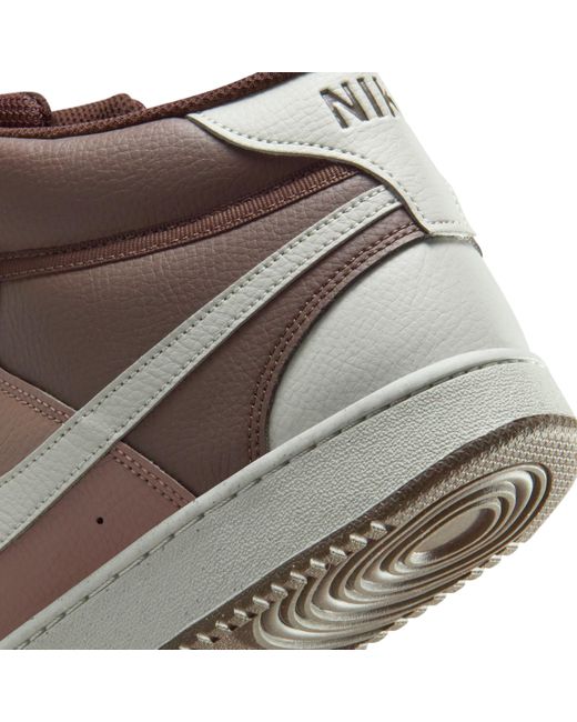 Nike Court Vision Mid Next Nature Shoes in Brown for Men | Lyst