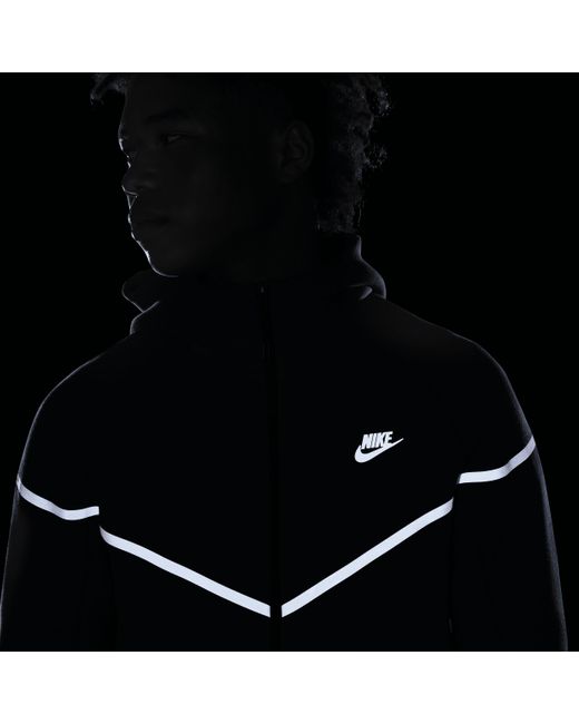 Nike 'Tech Windrunner Reflective Details Fleece Full-Zip Jacket in ...