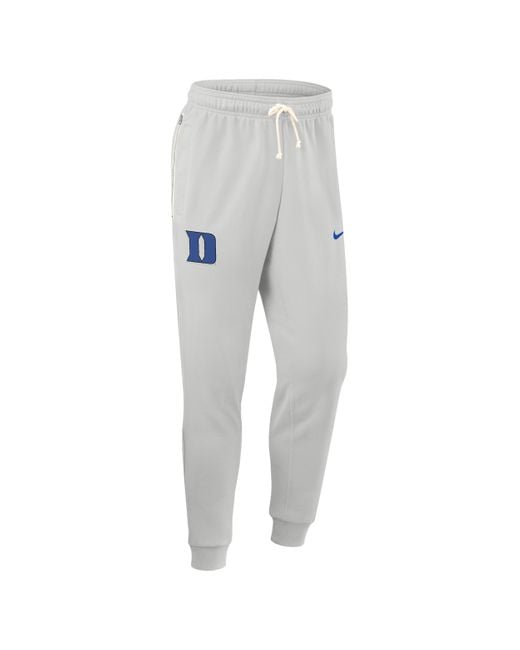 Nike Duke Sideline Dri-Fit College Taper Pants in Gray for Men | Lyst