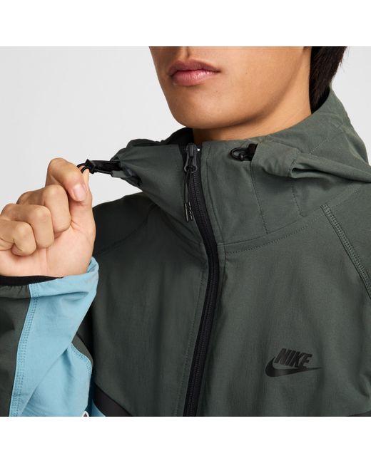 Nike Tech Woven Jacket in Green for Men | Lyst