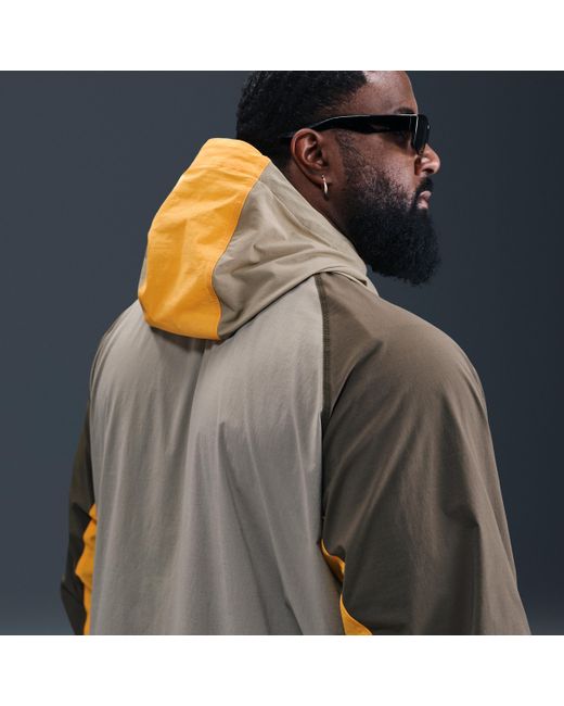 Nike Tech Woven Windrunner Full-Zip Jacket in Gray for Men | Lyst