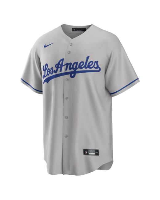 Nike Shohei Ohtani Los Angeles Dodgers Mlb Replica Jersey in Gray for ...