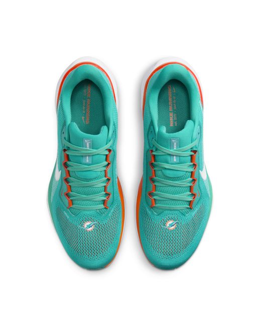 Nike Pegasus 41 Nfl Miami Dolphins Road Running Shoes in Green for Men ...