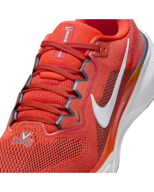 Nike Virginia Pegasus 41 College Road Running Shoes in Red for Men | Lyst