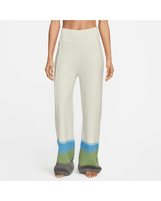 Nike Yoga Therma Fit Adv Wool Pants In White Lyst