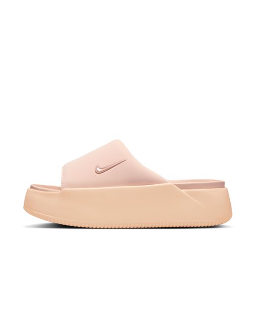 Nike Calm Elevation Slides in Pink | Lyst