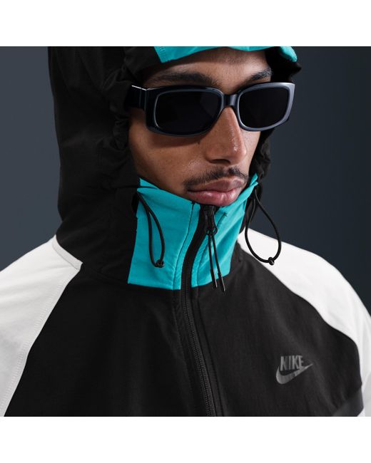 Nike Tech Woven Windrunner Full-Zip Jacket in Black for Men | Lyst