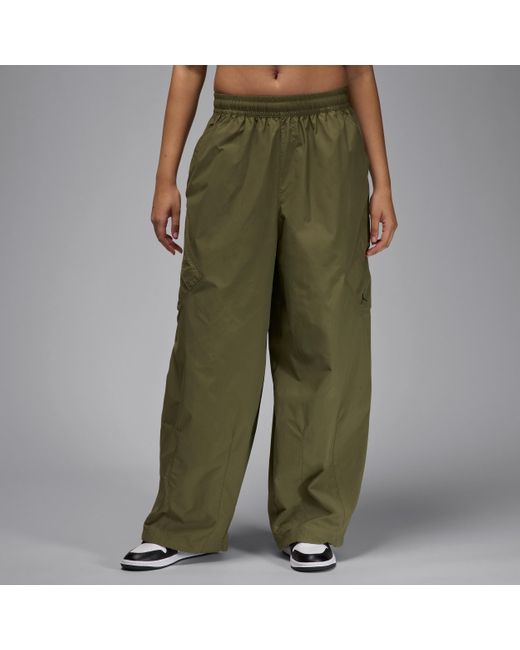 Nike Nike Flight Chicago Parachute Pants in Green | Lyst