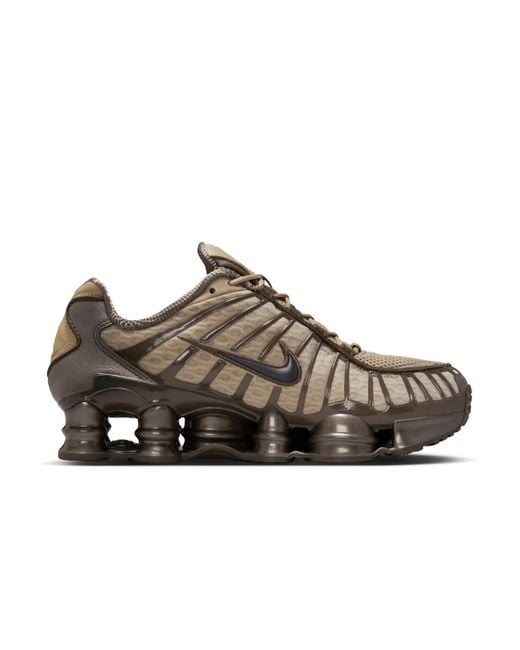 Nike Shox Tl Shoes in Brown | Lyst