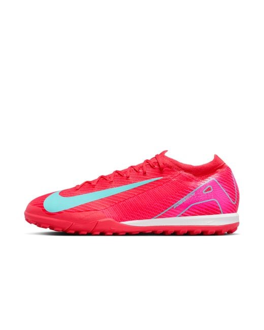 Nike Mercurial Vapor 16 Pro Turf Low-Top Football Shoes in Pink for Men ...
