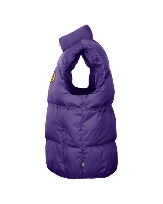 Nike Los Angeles Lakers City Edition Nba Puffer Vest in Purple for Men ...