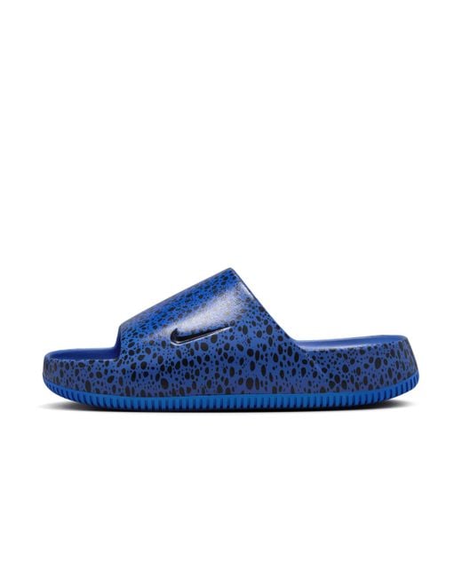 Nike Calm Electric Slides in Blue for Men | Lyst
