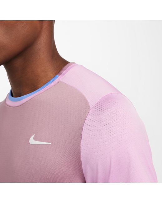 Nike Court Advantage Dri-Fit Tennis Top in Red for Men | Lyst