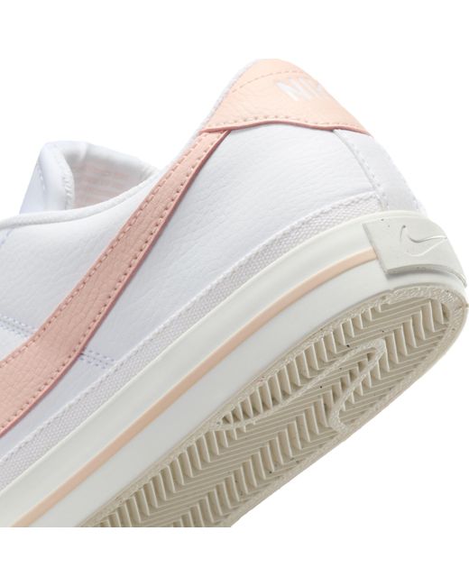 Nike Court Legacy Low Next Nature Shoes in White | Lyst