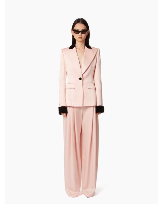 Nina Ricci Blazer With Contrasting Details in Pink | Lyst
