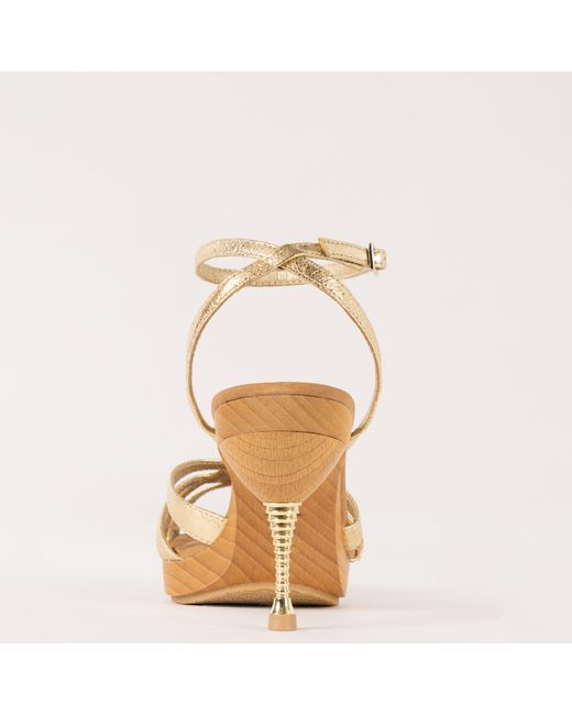 Nina Remi-gold in Metallic | Lyst