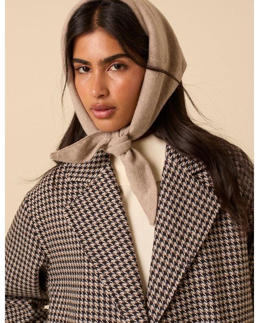 Nobody's Child Wool-Blend Triangle Scarf in Brown | Lyst UK