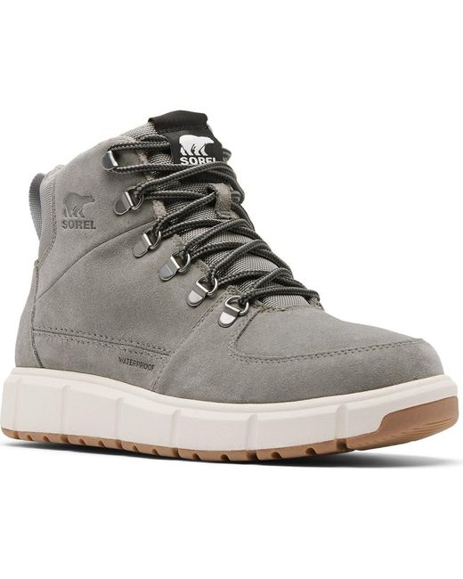Sorel Explorer Iii Blazer Waterproof Boot in Gray for Men | Lyst