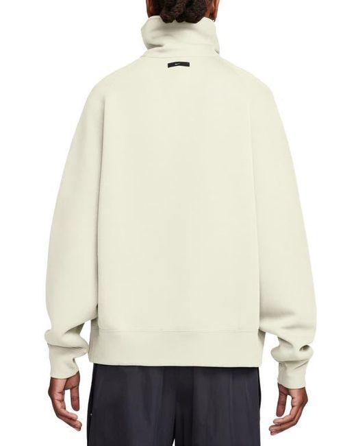 Nike Oversize Tech Fleece Reimagined Half Zip Pullover in Natural for ...