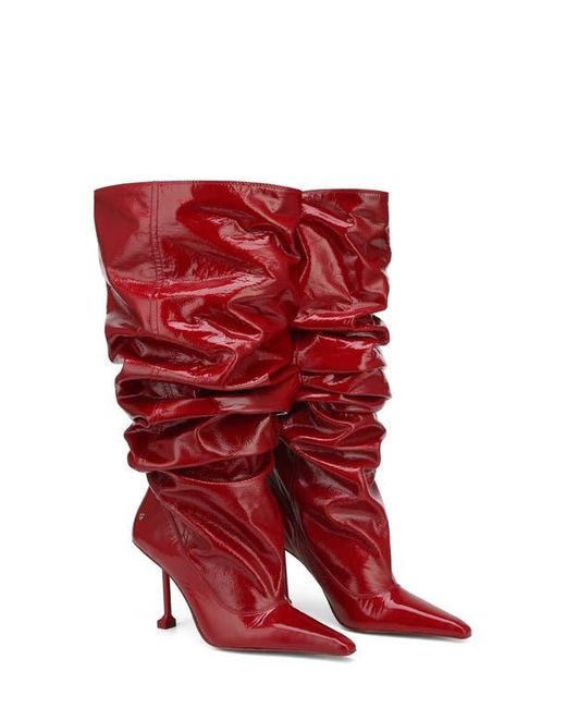 Naked Wolfe Vern Slouch Tall Boot in Red | Lyst