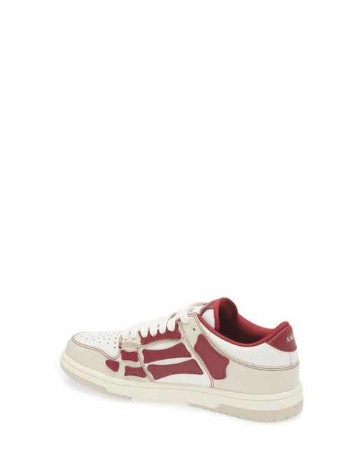 Amiri Varsity Skeleton Low Top Sneaker in Pink | Lyst