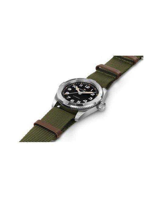 Hamilton Khaki Field Expedition Automatic Nato Strap Watch, 37Mm in ...