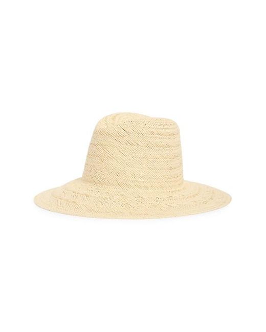 Vince Herringbone Weave Panama Hat in Natural | Lyst