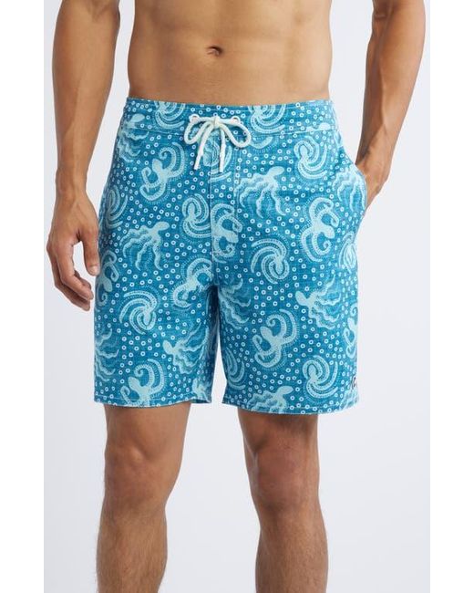 Johnnie-o Big Swim Trunks in Blue for Men | Lyst