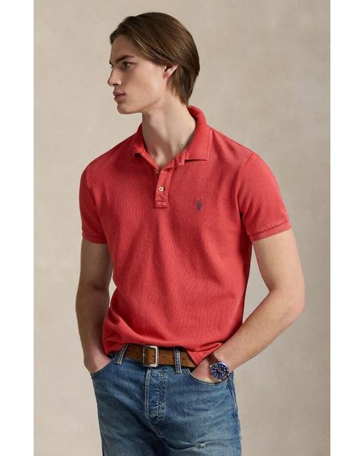 Polo Ralph Lauren Spa French Terry Polo in Red for Men | Lyst