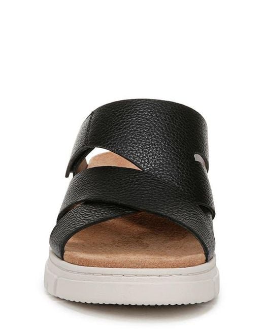 Vionic Uptown Sunset Slide Sandal in Black | Lyst