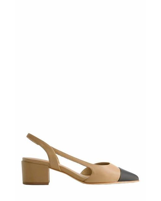 Bernardo Monroe Cap Toe Pump in Metallic | Lyst