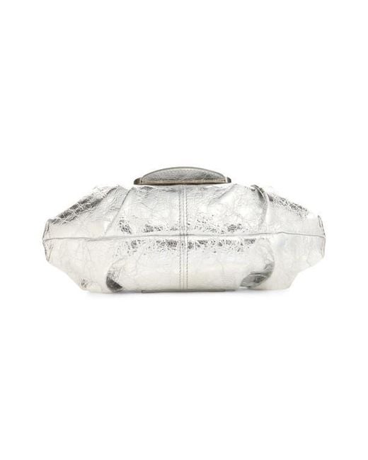 Balenciaga Small Pamela Crinkled Metallic Leather Shoulder Bag | Lyst