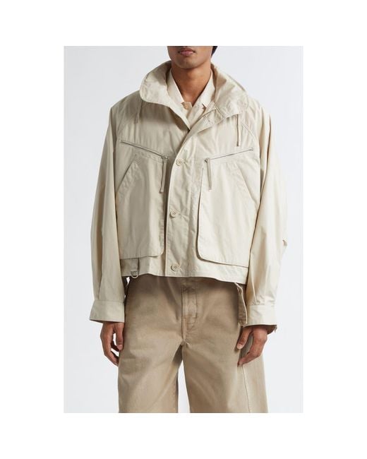 Lemaire Parachute Blouson Jacket in Natural for Men | Lyst