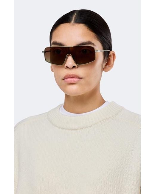 Canada Goose 58Mm Gradient Modified Rectangular Shield Sunglasses in ...