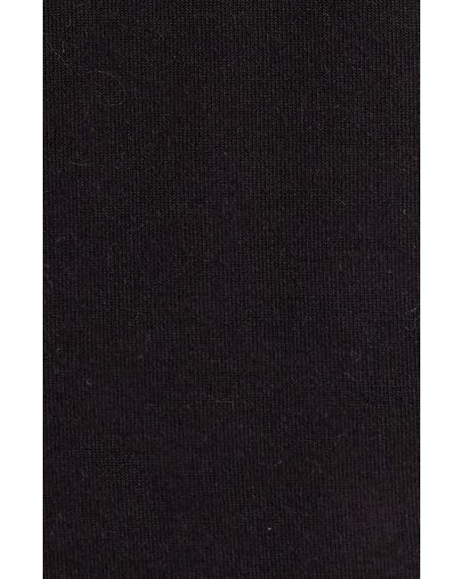 Nordstrom Moonlight Eco Lace Trim Robe in Black | Lyst