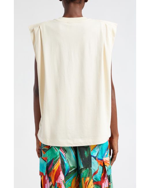 FARM Rio The Tropics Cotton Graphic Muscle T-shirt in White | Lyst