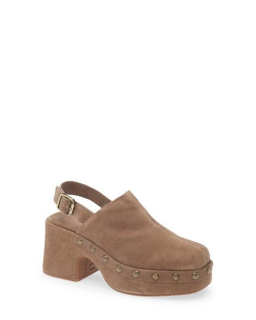 Chocolat Blu Harley Slingback Platform Clog in Brown | Lyst