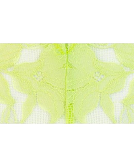 Hunkemöller Ingrid High Waist Mesh & Lace Panties With Garter Straps in ...