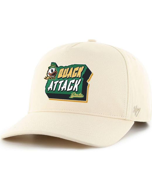 '47 Oregon Ducks Quack Attack Hitch Adjustable Hat in Natural for Men ...