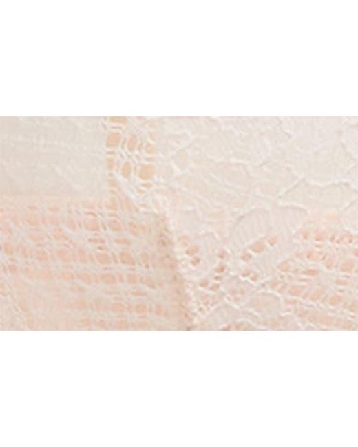 Polo Ralph Lauren Galloon Lace Underwire Plunge Bra in Pink | Lyst