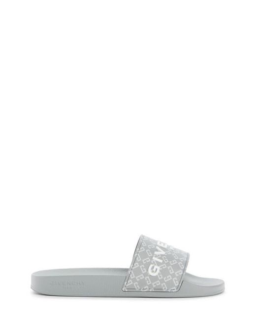 Givenchy Logo Slide Sandal in Gray for Men | Lyst