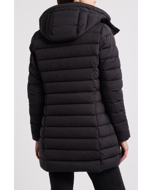 Save The Duck Dorothy Water Repellent Puffer Jacket With Removable Hood in Black | Lyst