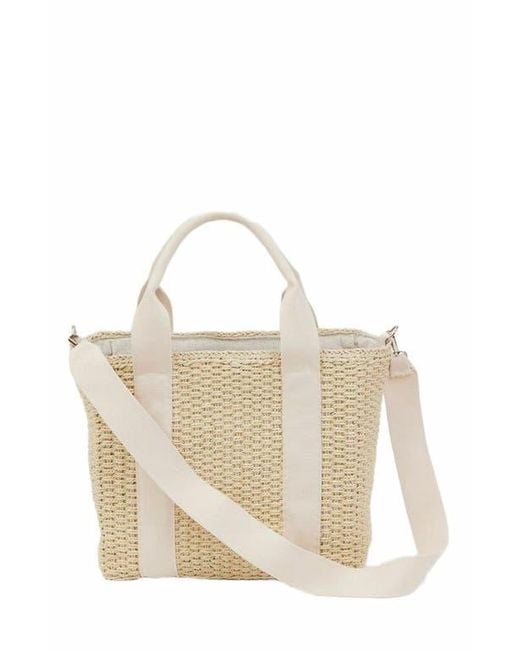 Hat Attack Modern Straw Cooler Tote in Natural | Lyst