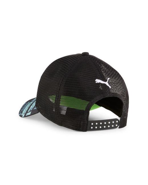 PUMA X Ferrari F1 Neon Energy Baseball Cap in Black for Men | Lyst