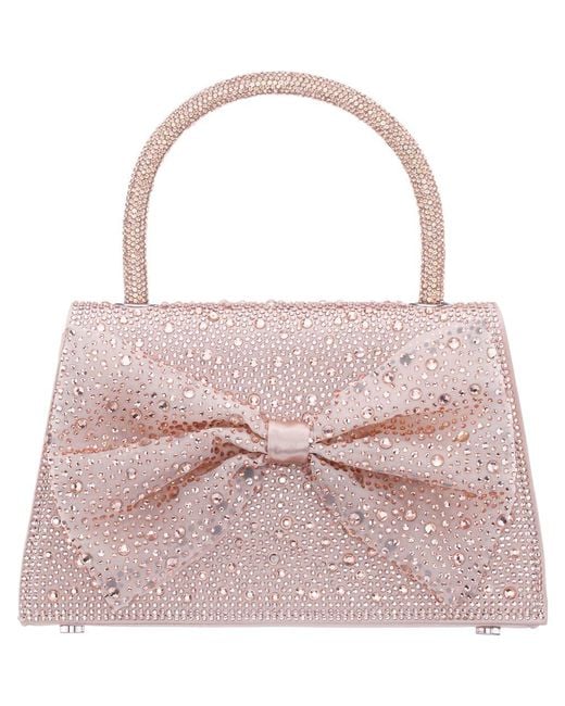 Nina Legacy Top Handle Clutch in Pink | Lyst