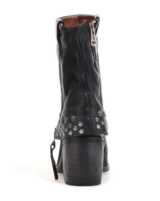 A.s.98 Rayne Foldover Shaft Boot in Black | Lyst