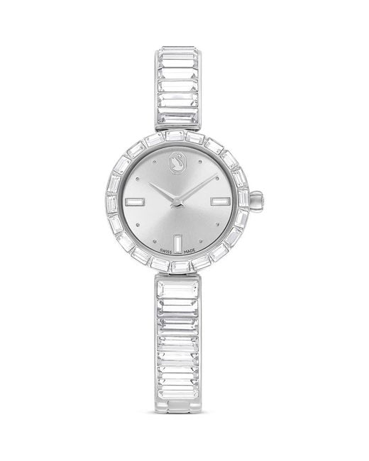 Swarovski Matrix Bracelet Watch, 25Mm in Metallic | Lyst