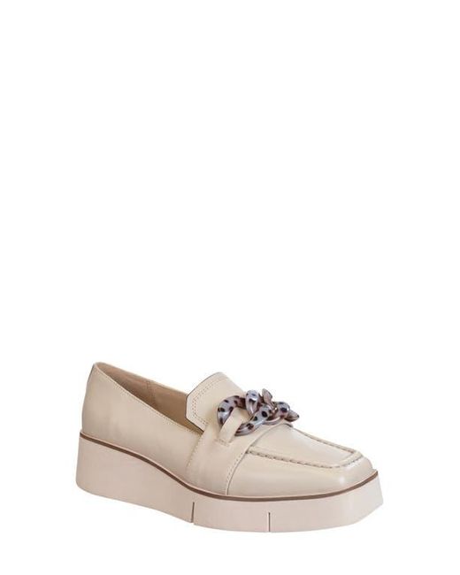 Naked Feet Privy Platform Loafer in White | Lyst